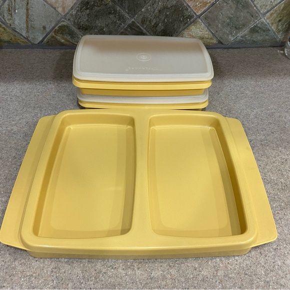 Tupperware | Dining | Vintage Tupperware 5 Pc Side Dish Veggie ...